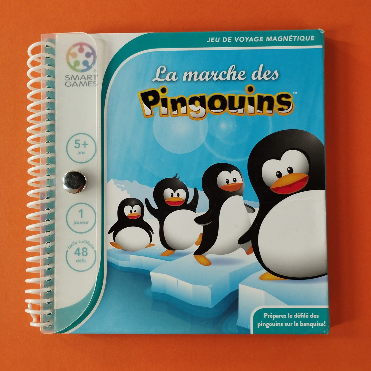 SmartGames. La Marche des Pingouins. Jeu de Voyage Magnétique ...